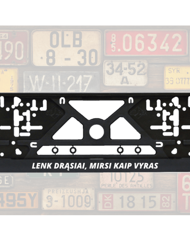 Automobilio numerių rėmeliai su užrašais | PimPim.lt | Pimpim.lt